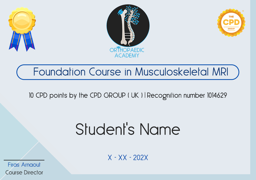 Foundation Course in Musculoskeletal MRI - Orthopaedic Academy