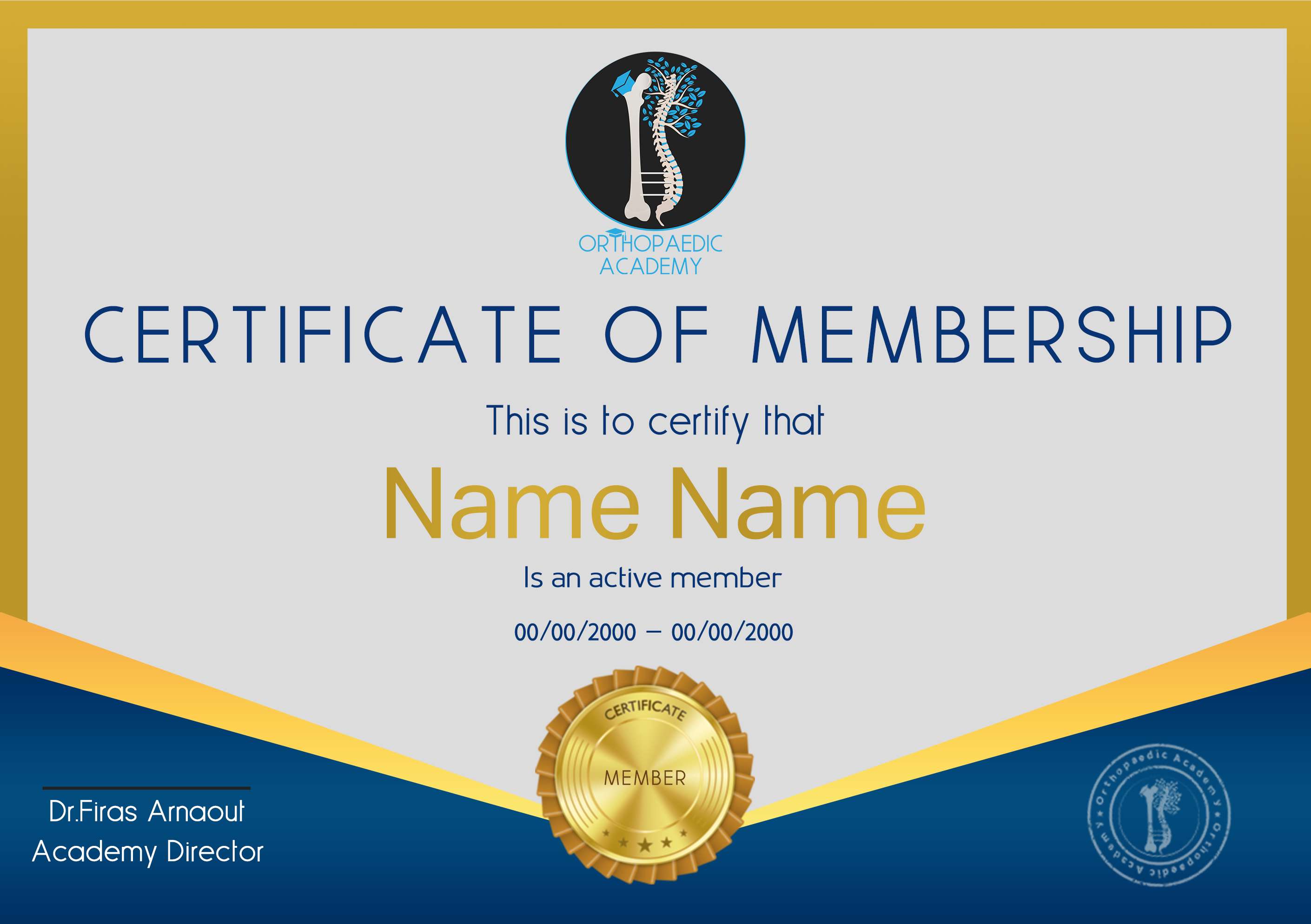 Join Now and get £100 voucher and Membership Certificate - Orthopaedic ...